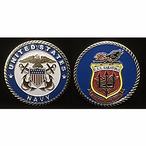 USS Saratoga CV-60 (Officer) Challenge Coin