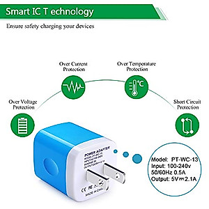 USB Charger Plug Home Wall Adapter 6Ft Micro USB Cable Android Charger Cord Fast Charging for Samsung Galaxy J7 Crown/J7 Star/J7 Prime/J7 Sky Pro/J7 Refine/J7 Pro/J7 Neo/J7v Prime S7 S6 J3 LG K10 V10