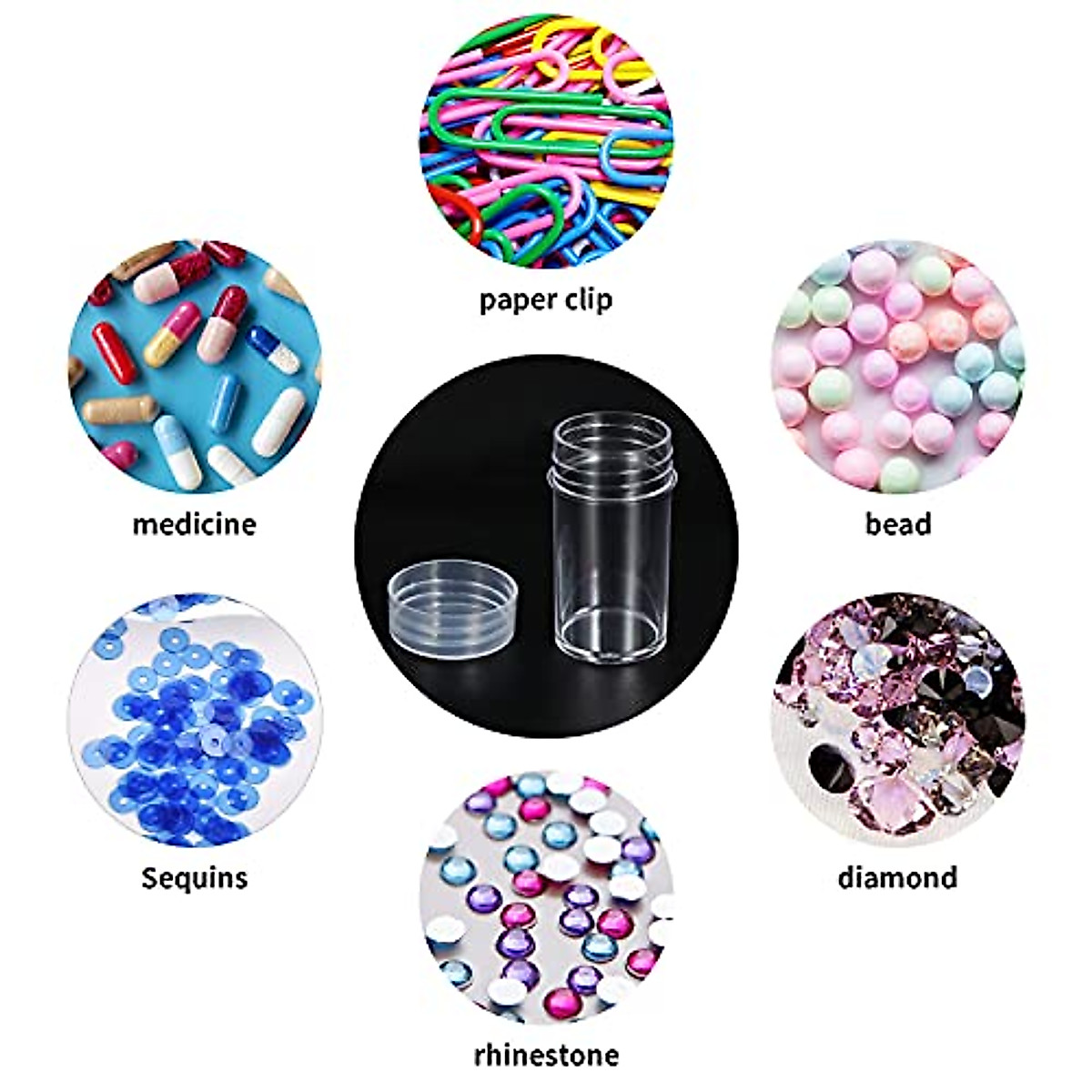 Douorgan 120 Slots Diamond Painting Storage Containers Upgraded Accessories and Tools Pen Tray, Diamond Painting Tools Organizer, Shockproof Diamond Art Storage Case, Jewelry Beads Storage Box