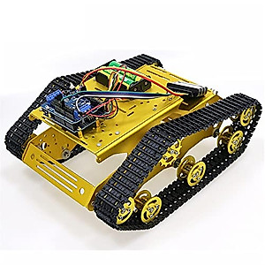 WAAZI PS2 Handle Remote Control Intelligent Robot Tank car Chassis (Color : Joystick Control Kit Only)