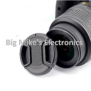 58mm Universal Snap-On Lens Cap For Canon Digital EOS Rebel SL1, T1i, T2i, T3, T3i, T4i, T5, T5i EOS60D, EOS70D, 50D, 40D, 30D, EOS 5D, EOS5D Mark III, EOS6D, EOS7D, EOS7D Mark II, EOS-M Digital SLR Cameras Which Has Any Of These Canon Lenses 18-55mm IS I