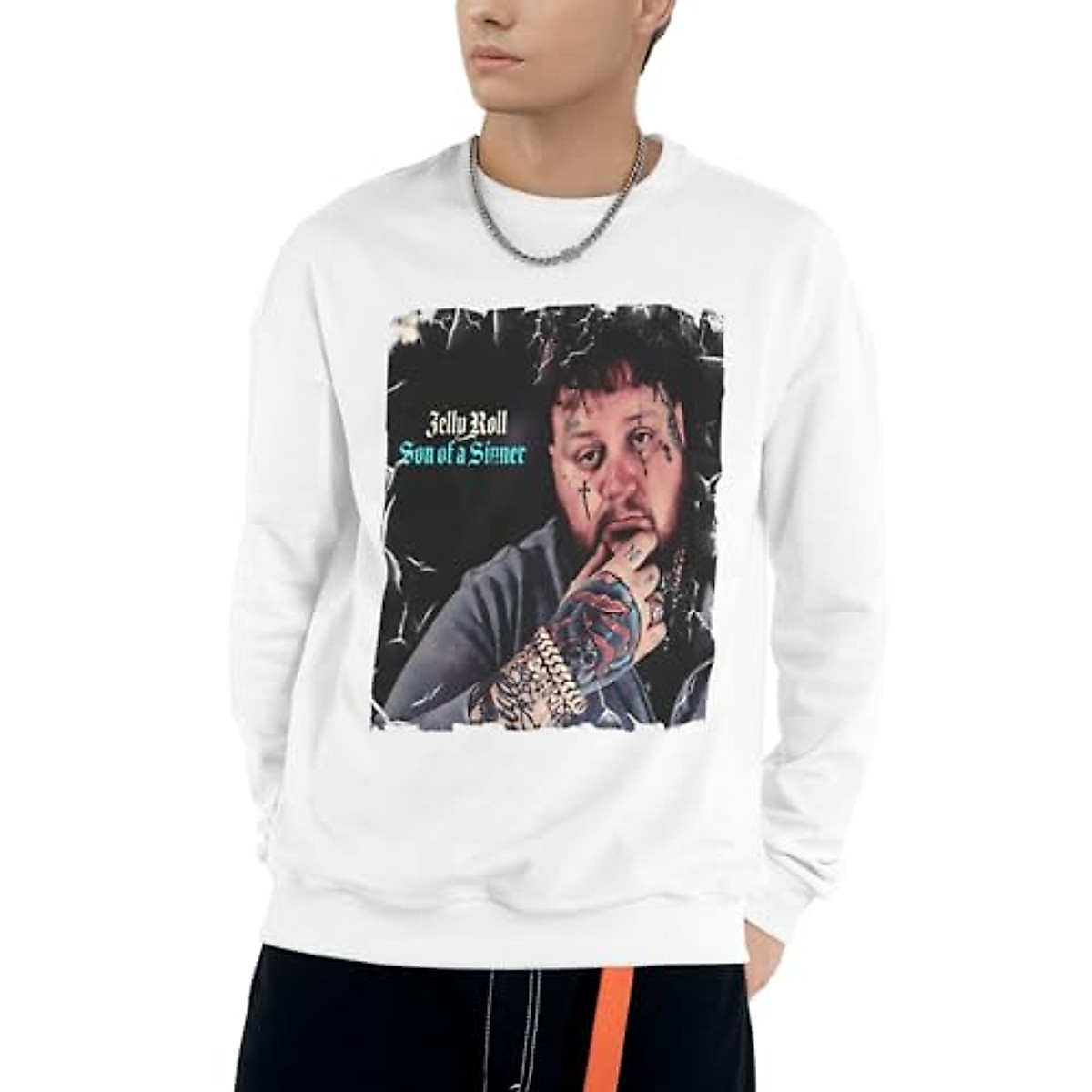 DAZULI American Jelly Singer Roll Hoodies For Men,Unisex Men'S Autumn Long Sleeve Fitted Tracksuit For Travel Christmas Party 3d Print Pretty Graphic Pullover Hoodies Clothes Large