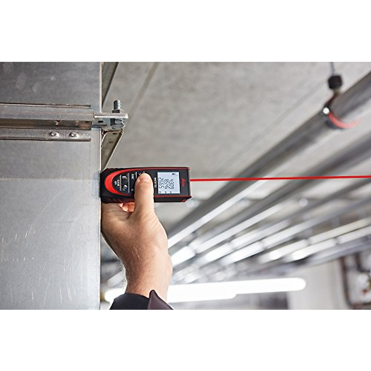 Leica DISTO D2 New 100m/330ft Metric Imperial Laser Distance Measure with Bluetooth 4.0 - Black/Red