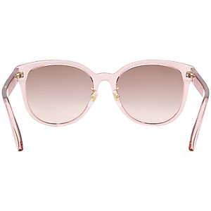 Gucci Women's Pop Web Round Cat Eye Sunglasses, Shiny Transparent/Gradient, Pink, One Size