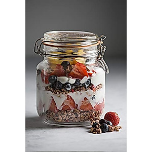 Kilner Square Swing Top Glass Jar | 1L