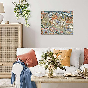 Ravensburger Floral Mushroom Houses 1000 Piece Jigsaw Puzzle for Adults & Kids Age 12 Years Up