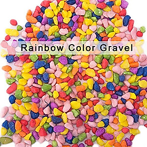 Succulent Pots with Drainage, Large Succulent Planters with 2.2lb Mini Rainbow Gravel Pebbles, Planting Tools Set for Beginner, Shallow Bonsai Pot with Stand Ceramic Cactus Flower Plant Container Bowl