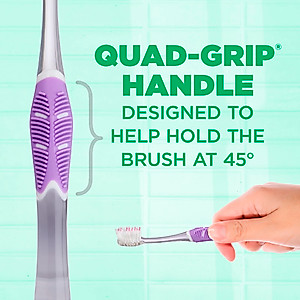 GUM Technique Deep Clean Sensitive Toothbrush, Compact Head & Ultra Soft Tapered Bristles for Adults with Sensitive, 1ct (12pk)