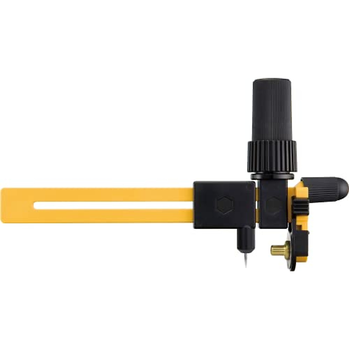 OLFA 18mm Rotary Circle Cutter (CMP-3) - Adjustable Rotary Blade Cutter w/ Ratchet Handle Cuts Perfect Circles for Crafts, Sewing, Quilting, Replacement Blade: OLFA RB18-2