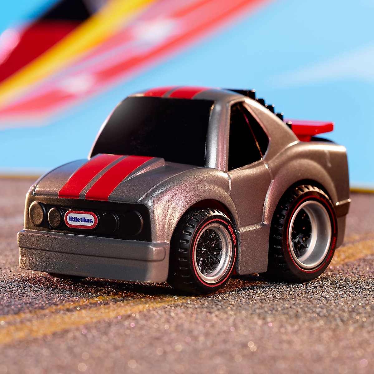 Little Tikes® My First Cars™ Crazy Fast™ 4-in-1 Dunk’n, Stunt’n, Game’n Set with one Exclusive Pullback Toy Car Vehicle, Goes up to 50ft!