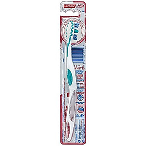 Colgate 360 Optic White Toothbrush, Medium, 1 Count