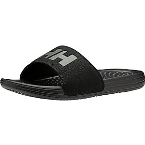 Helly-Hansen Womens Slide Sandals, 990 Black/Gunmetal, 9F