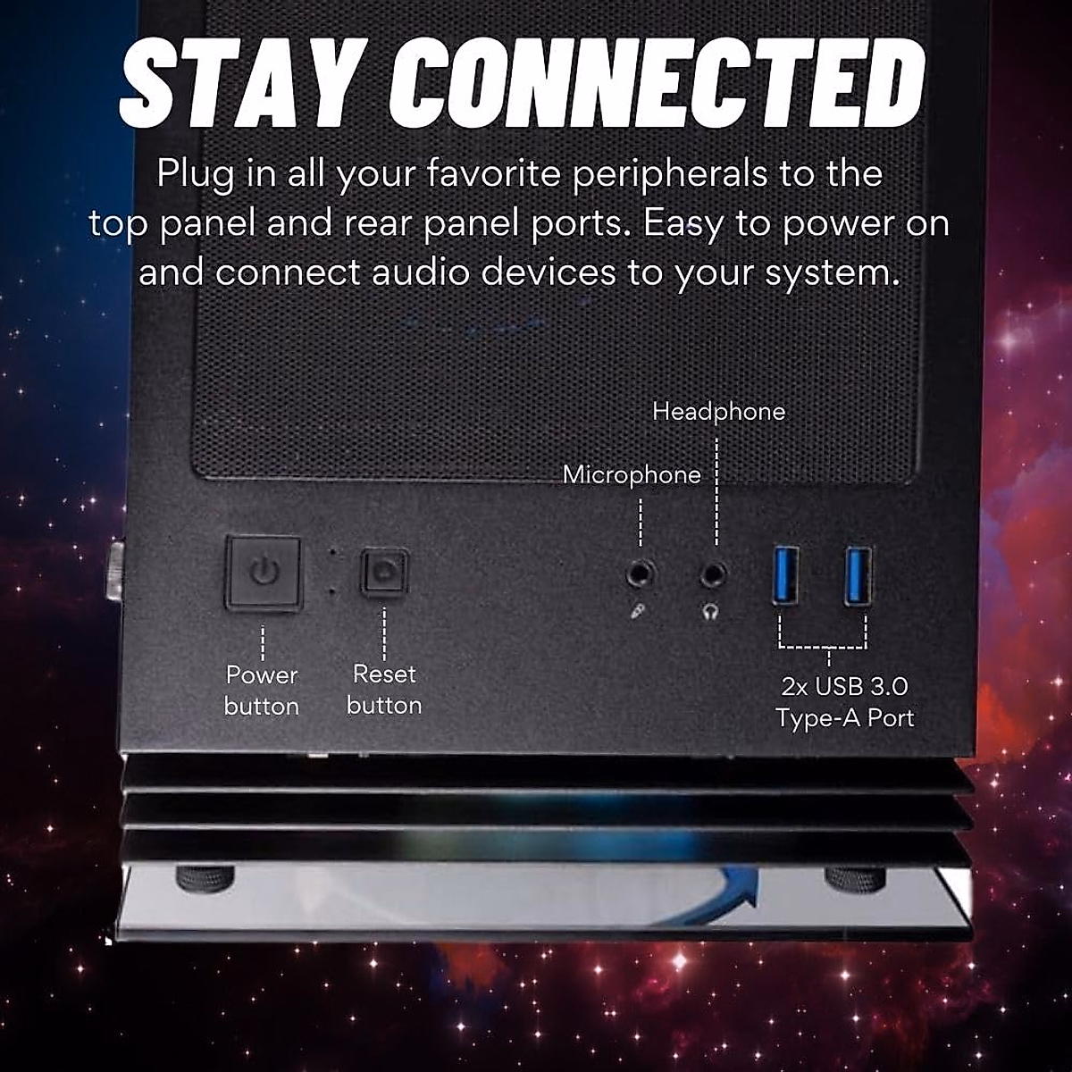 Empowered PC Stratos Micro Gaming Desktop - RTX 4060, Intel 20 Core i7-14700KF (~ i9-13900K), 32GB DDR5 RAM, 512GB NVMe SSD + 2TB HDD, WiFi, Windows 11H - Liquid Cooled RGB Gamer Computer