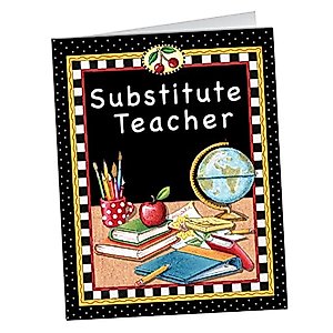 Teacher Created Resources Substitute Teacher Pocket Folder from Mary Engelbreit (4834)