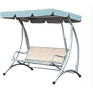BTURYT 210D Garden Swing Awning Cover Replacement Canopy Swing Seat Canopy,Garden Swing Chair Cover,Waterproof/UV Resistant Sun Shade Outdoor Hammock