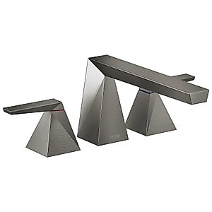 Delta Faucet T2743-KS-PR Trillian Deck-Mount Without Diverter, Lumicoat Black Stainless