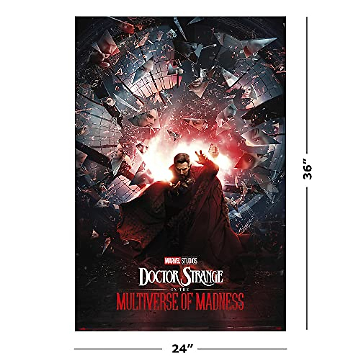 Doctor Strange And The Multiverse Of Madness - Movie Poster (Regular Style) (Size: 24" x 36")