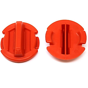 Orange Floor Drain Plug Plugs (4 Pack) for Polaris RZR