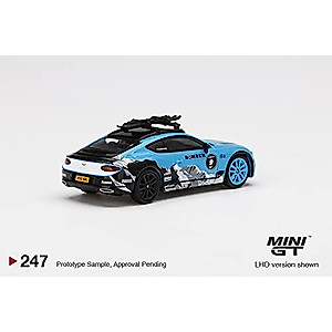 Mini GT 1:64 Bentley Continental GT (Blue) 2020 GP Ice Race #247