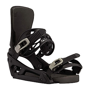 Burton Mens' Cartel EST Snowboard Bindings (Black, Medium (8-11))