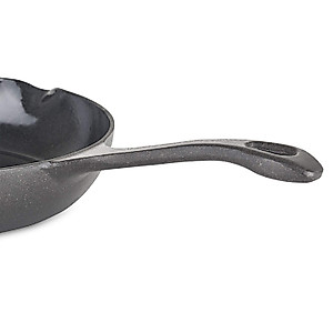 Viking Culinary Cast Iron Nonstick Chef Pan, 10.5 Inch, Ergonomic Stay-Cool Handle, Grill, Oven Safe, Works on All Cooktops including Induction