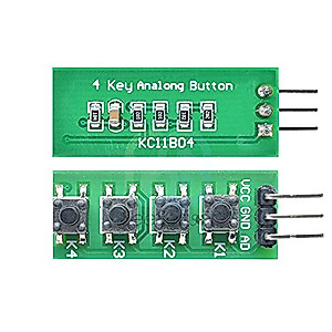 3-12V KC11B04 4 Key Analog Buttons AD Keypad Board ADC Port Keyboard for Arduino UNO MEGA2560 Breadboard