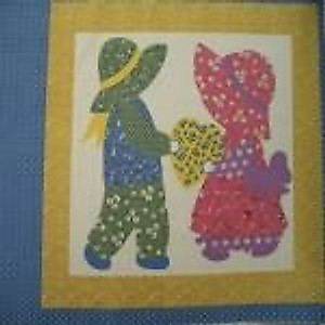 90" Wide Cheater Quilt Top Dutch Kids Light. Fabric is Sold by The Yard and Cut to Order. for Example, Order of 1 Yard (Qty=1) is 36” x 90”. Order of 3 Yards (Qty=3) is 108” x 90”.