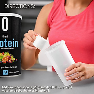 Omnitrition Omni Protein Shake Mix (No Sugar Added), Unflavored, 14.6 oz