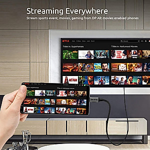 Works by Tek Styz HDMI 4k Adapter Kit Compatible with Microsoft Surface Duo 2 at Digital Full 60Hz with 6 Foot Cable!