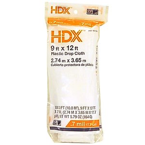 9 ft. x 12 ft. 0.7 mil Drop Cloth