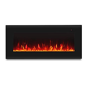 Real Flame Corretto Electric Fireplace, 40", Black