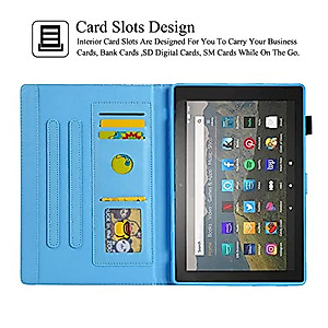 REASUN Case for Kindle Fire 7 12th Generation 2022 Release, Card Slots Folio Cover with [Auto Wake/Sleep] [Magnetic Closure] [Stand Function] Case for New Amazon Kindle Fire 7 2022, Gold Butterfly