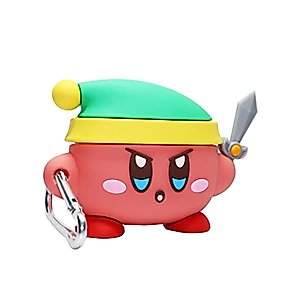 Case Design for Apple AirPods Pro Case Adorable Cartoon Cover Silicone Shockproof 3D Monster Cute Kawaii Protective Case Anti-Fall Case for Airpod Pro Case with Carabiner Ring