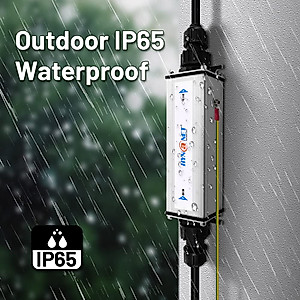 Gigabit Industrial Waterproof PoE+ Extender with 6kV Lightning Protection for Outdoor Use