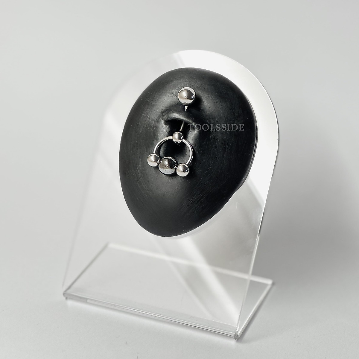 TOOLSSIDE Hood Piercing Jewelry for Genital Piercing - Vch Piercing Jewelry 14g Vertical - Hood Piercing Jewelry for Women - Vch Jewelry Vertical Hood