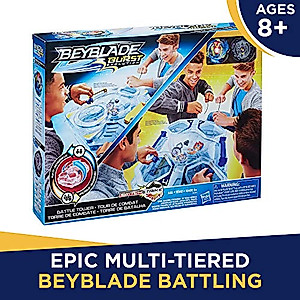 Beyblade Burst Evolution Switchstrike Battle Tower-Includes 2-Level Beystadium, Battling Tops, & Launchers-Age 8+, Multicolor