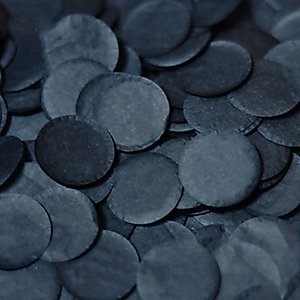 Black Confetti 1 inch Biodegradable Confetti Filled Balloons or Table Party Decoration 5000 pcs