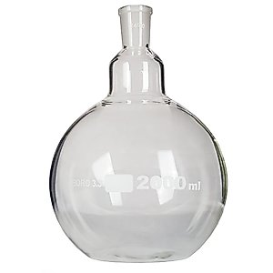 GSC International FFB2000-24-40 Flat Bottom Flask, 2000ml, 24/40 Ground Glass Joint