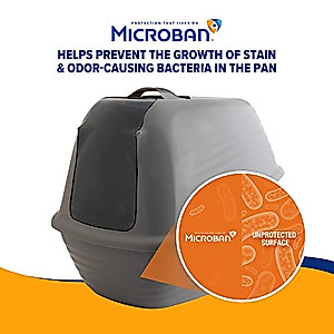 Petmate Arm & Hammer 22099 Hooded Litter Pan, Jumbo, Blue