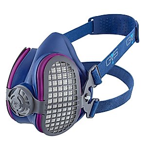 GVS ELIPSE P100 Elastomeric Half Mask Respirator with Source Control for Healthcare Professionals with Replaceable and Reusable Filters Included