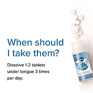 Hyland's Naturals Calm Tablets, Stress Relief Supplement, Natural Relief Of Anxiousness, Nervousness, And Irritability, 50 Count