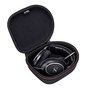 LTGEM Headphone Case for Sennheiser HD 599 SE / 560 S / 660 S / 600 / 450SE / 350BT Wireless Headphones(Black+Black)