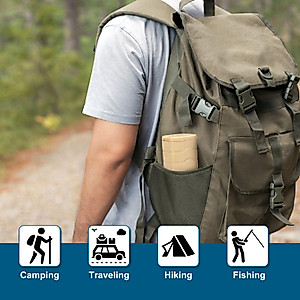 iGuerburn Large Sunglasses Case Hard Shell, Indestructible Travel Glasses Case Waterproof Eyeglasses Tube Case for Oakley (Khaki)