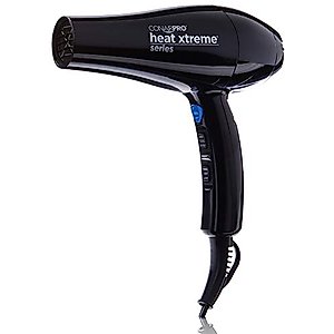 Conair Professional Heat Xtreme Professional Hair Dryer, 1875 Watts, Black