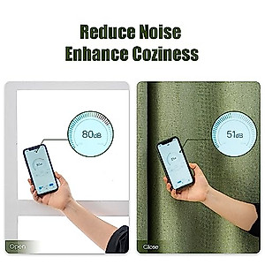 Anjee 100% Full Blackout Curtains for Bedroom 84 Inches Long 2 Panels Set, Textured Linen Living Room Darkening Curtain Light Blocking Window Drapes with Thermal Insulated Liner,Green,52 X 84 Inch