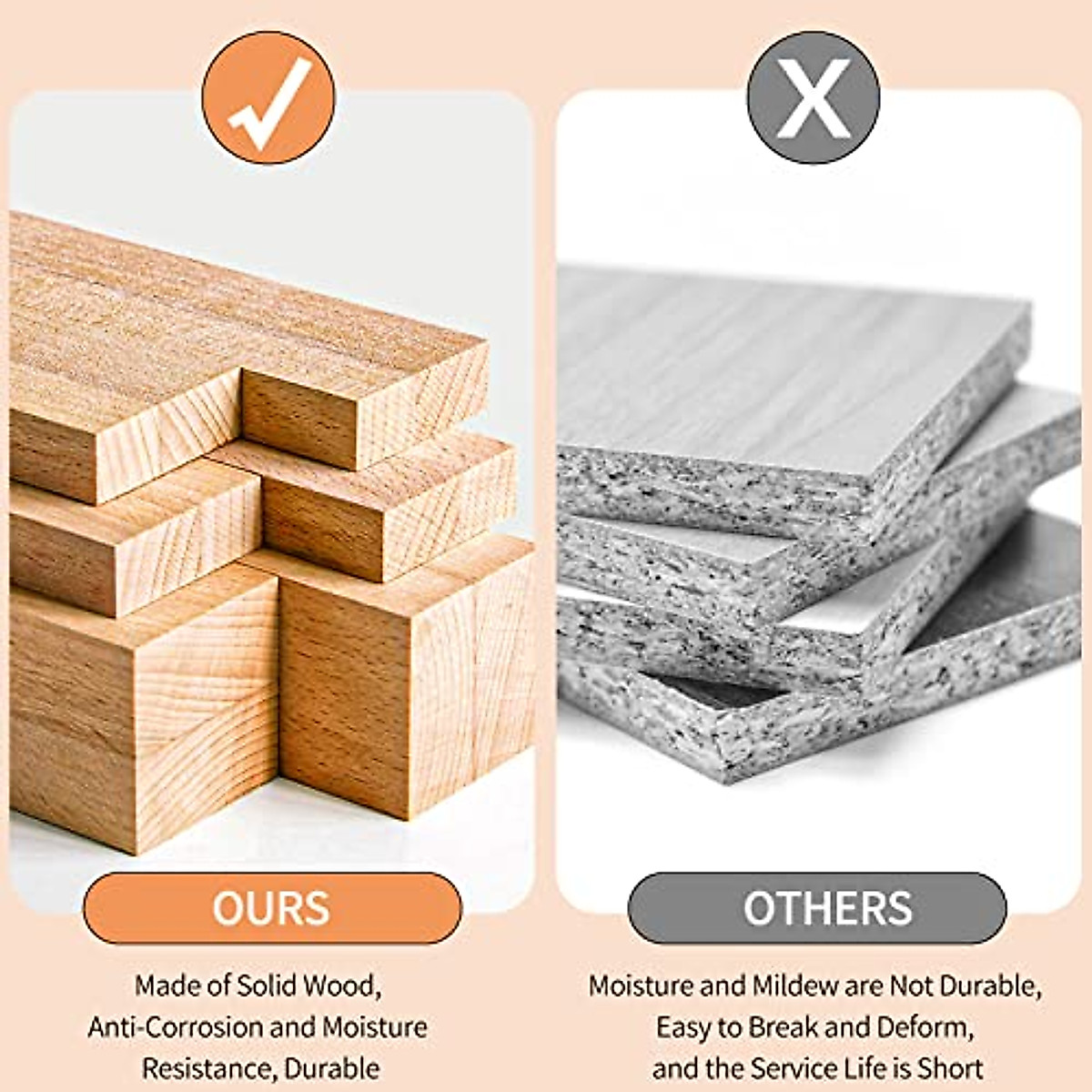 Wooden High Chair for Toddlers, Adjustable Toddler High Chair with High Rebound Waterproof Cushion for Toddlers to Teens，Toddler Dining Chair with Steps for Kids Dining, Studying, Step Tool (Grey)