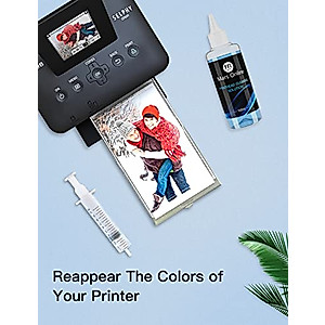 Mars Online Printhead Cleaning Kit Inkjet Printer Head Cleaner Compatible for HP/Epson/Brother/Canon 8600 8610 8035 8710 6700 6900 / Epson 1430 2720 et-2720 et-2750, 100ML, Kit 1