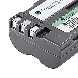 Powerextra EN-EL3E 2X EN-EL3E Battery & Charger Compatible with Nikon D50, D70, D70s, D80, D90, D100, D200, D300, D300S, D700 D900 Digital Cameras (Free Car Charger Available)