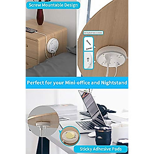 Power Strip with USB C, NTONPOWER Flat Plug Power Strip with USB Ports, 3 Widely Spaced Outlets, Extension Cord with Multiple Outlets, Small and Compact Size,100-240V for International Travel