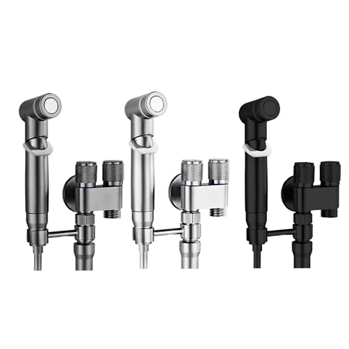 Handheld Bidet Sprayer Toilet Bidet Attachment With Double Outlet Valves Handheld Toilet Bidet Faucet Sprayer Enduring